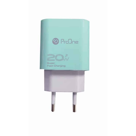 شارژر دیواری 20 وات پرووان مدل PWC 540C به همراه کابل USB-C. قسطانه، فروش با حکمت کارت ...